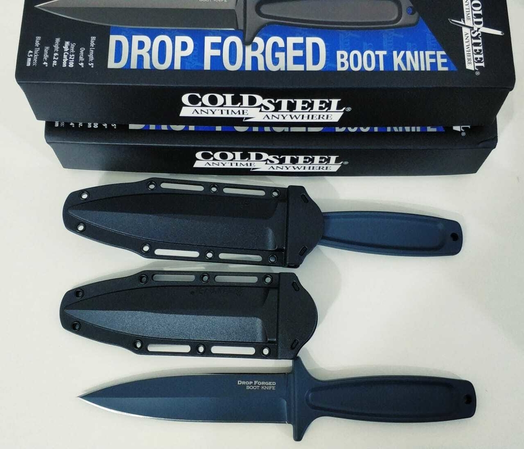 Adaga Cold Steel DROP FORGED Boot Knife 36MB - Aço 52100, Full Tang ...
