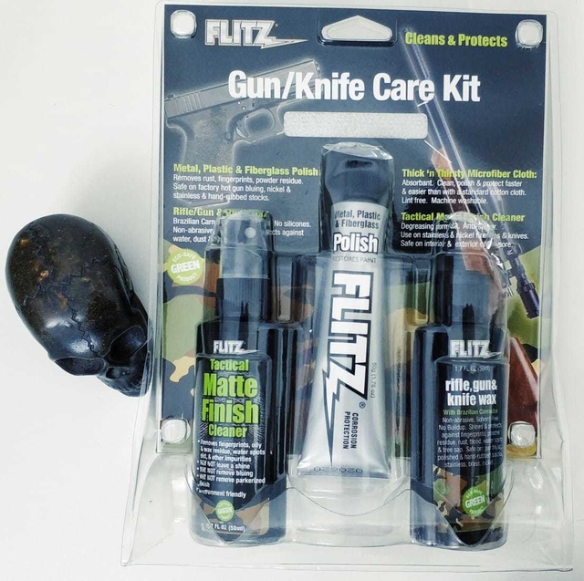Kit Flitz Gun & Knife Care Cleaner, Polidor, Lustrador, Lubrificante e ...