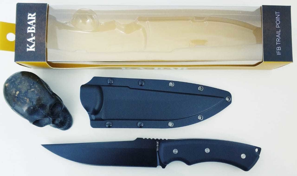 Faca utilitária KABAR IFB Trailing Point 5351 - Bainha rígida - Full ...