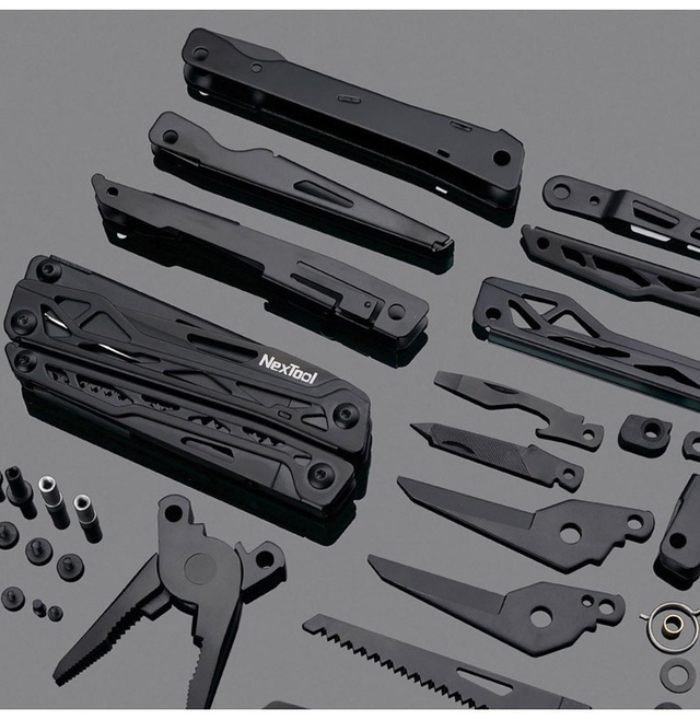 Multitool Nextool Black Knight NE40022, 10 funções, Original, Full ...