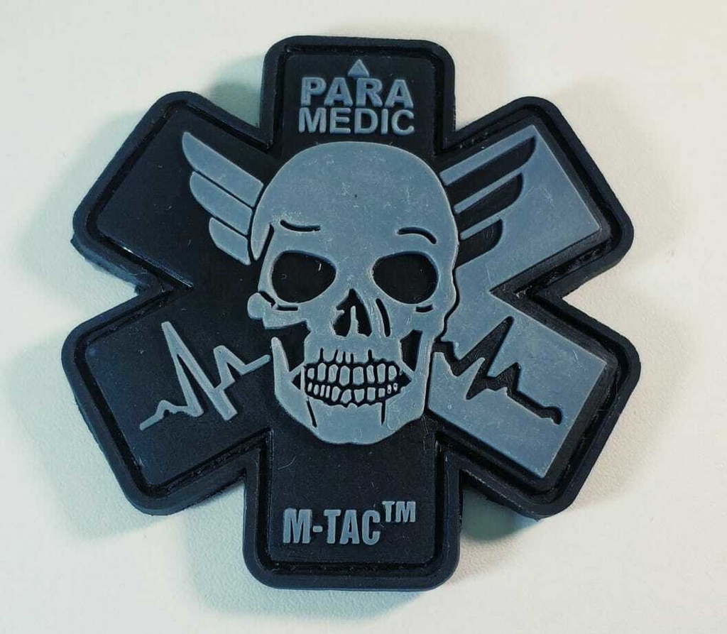 Patch Skull Medic - 7,5 x 7,5 cm - Emborrachado
