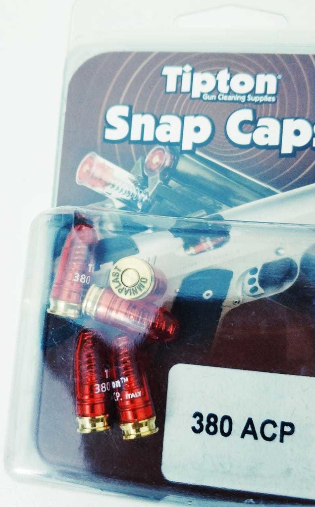 Snap Caps .380 Auto Tipton, Importado, Espoleta Com Mola - Munição de ...