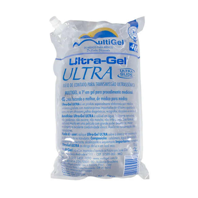 Gel Condutor Ultrassom ULTRA-GEL 5Kg - MULTIGEL
