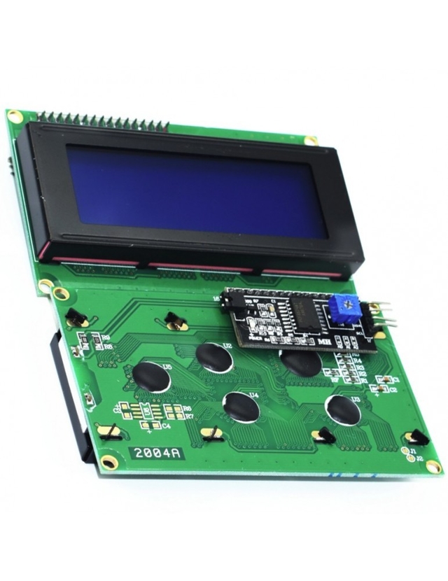 Display LCD 20x4 + Serie i2c - Robótica Cipolletti