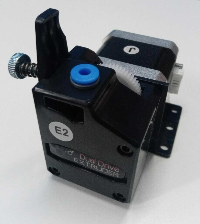 Extrusor dual drive Hellbot Magna 2 con motor E2