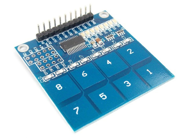Sensor Capacitivo De 8 Canales Ttp226 Arduino Switch Touch