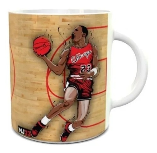 Taza Plastica/Ceramica Chicago Bulls Michael Jordan #016