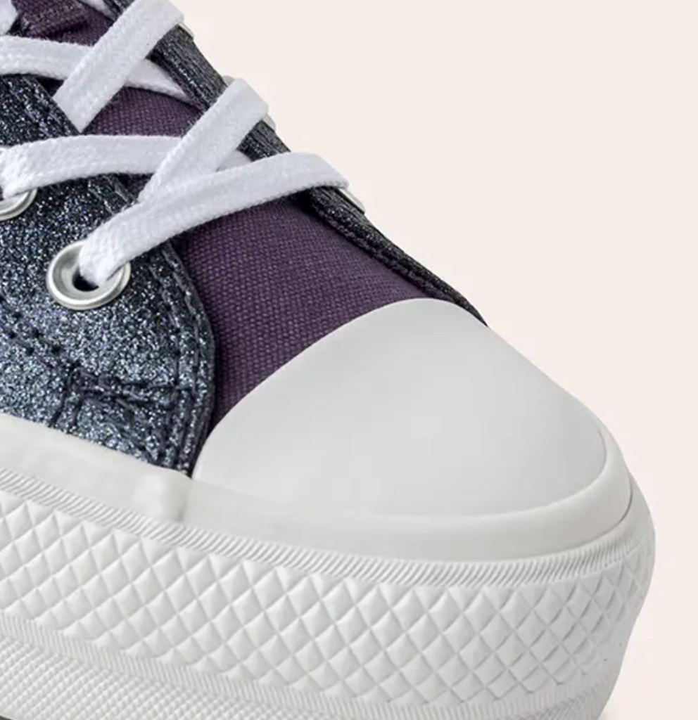 TÊNIS ALL STAR CB LIFT UVA PASSA/BRANCO/BRANCO T