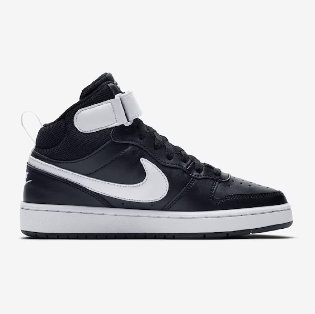 TÊNIS COURT BOROUGH MID BLACK/WHITE