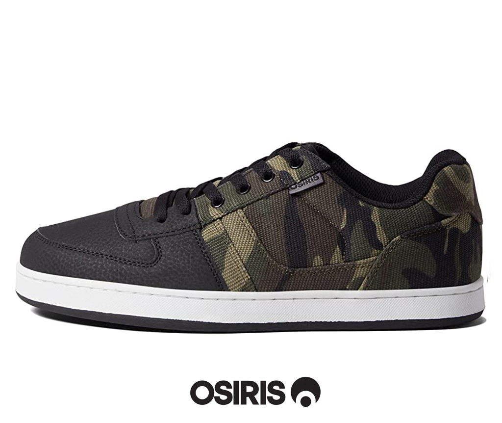 Zapatillas Osiris Relic Black Camo Green - Osiris Arg