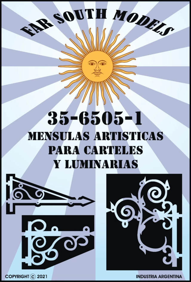 Far South Models Fotograbados 1/35 35-6505-1 Mensulas Artisticas para ...