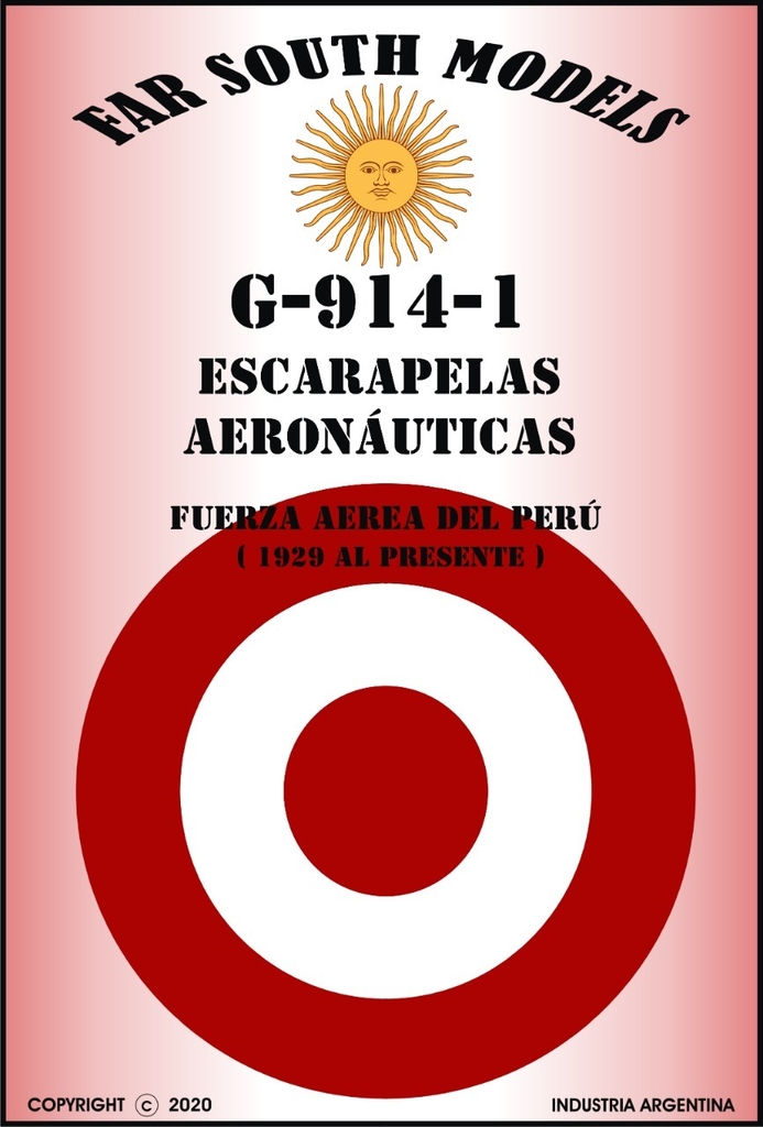 Far South Models G-914-1 Escarapelas Fuerza Aerea Peru
