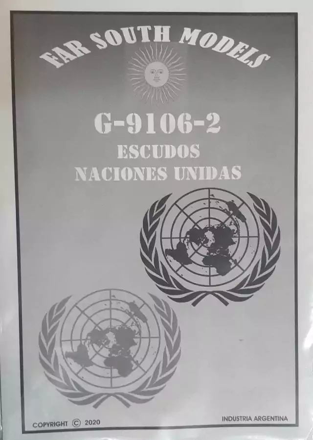 Far South Models G-9106-2 Escudos Naciones Unidas