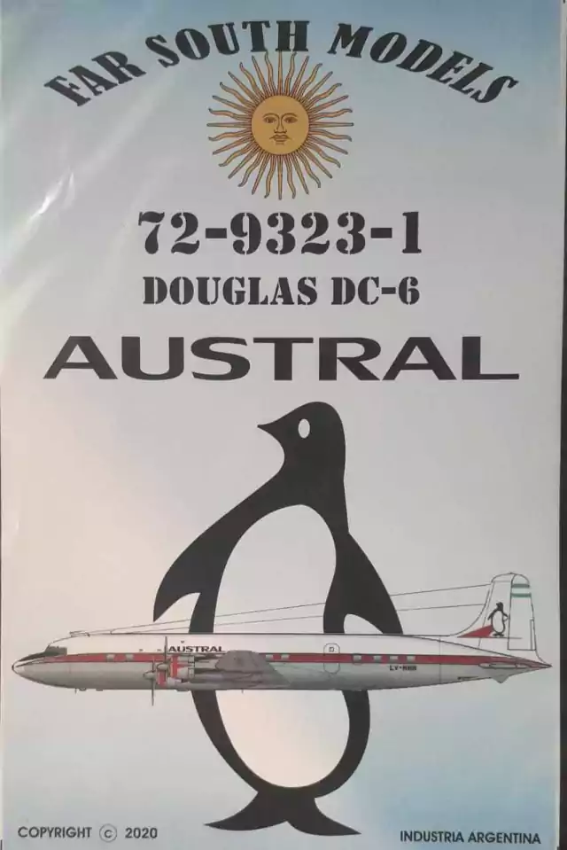 Far South Models 1/72 72-9323-1 Douglas Dc-6 Austral