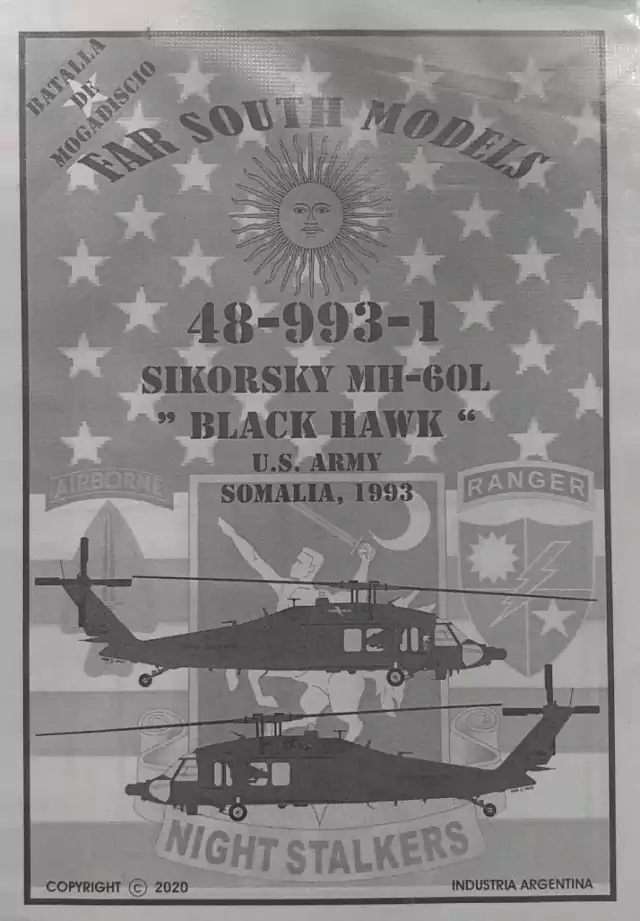 Far South Models 1/48 48-993-1 Sikorsky Mh-60l Black Hawk
