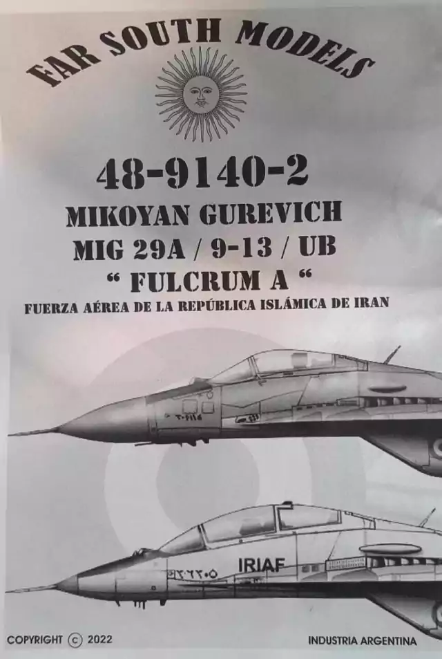 Far South Models 1/48 48-9140-2 Mikoyan Gurevich Mig 29A / 9-13 / UB ...