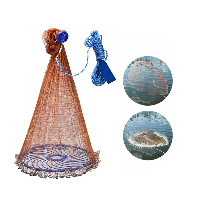 Atarraya- Tarraya de pesca Atómica con disco Varias medidas