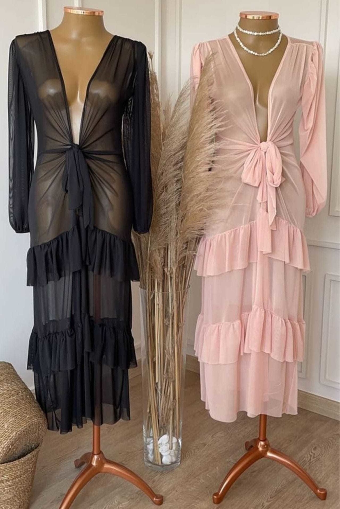 Saída de Praia Longa Diva, saída de praia tule