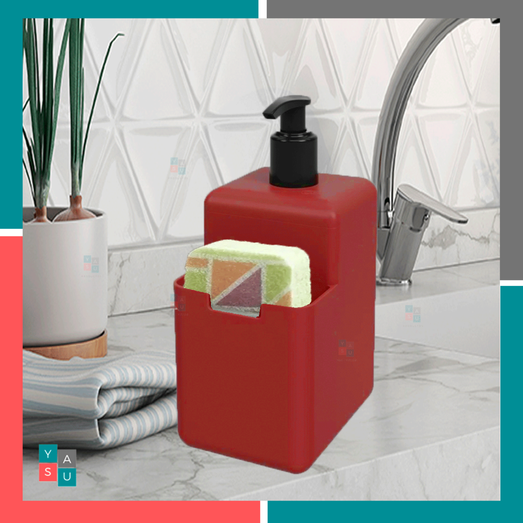 Dispenser Detergente y Porta Esponja Coza