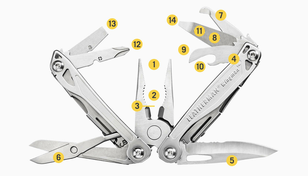 Pinza multiherramienta Leatherman WINGMAN 14 usos