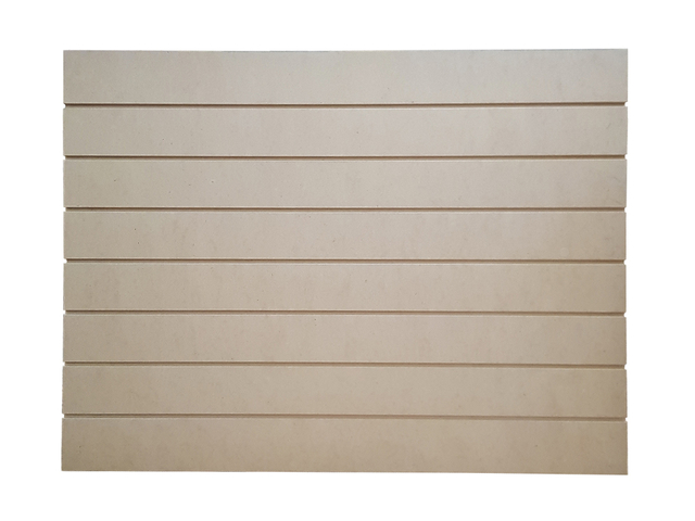 Panel Ranurado 120x90 - Mdf Pintado De Blanco