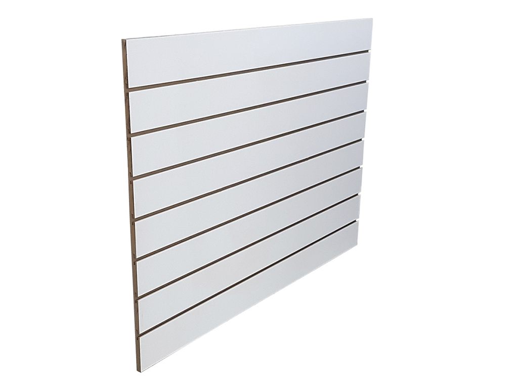 Panel Ranurado Melamina Chico + Panel Perforado Combo