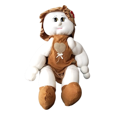 Boneco Bebeleco Terral em algodão orgânico da CoopNatural