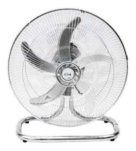 Ventilador 3 En 1 Embassy Fy-18a Turbo Negro Con 5 Palas Color Plateado ...