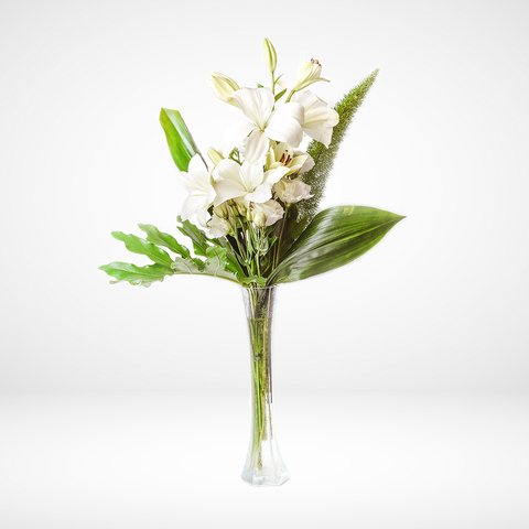 florero rustico flores estacion