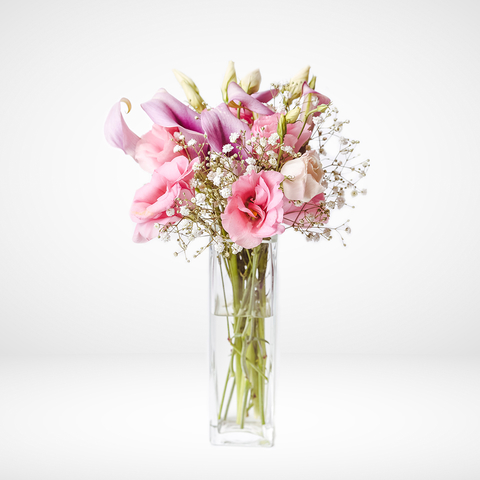 florero rustico flores estacion