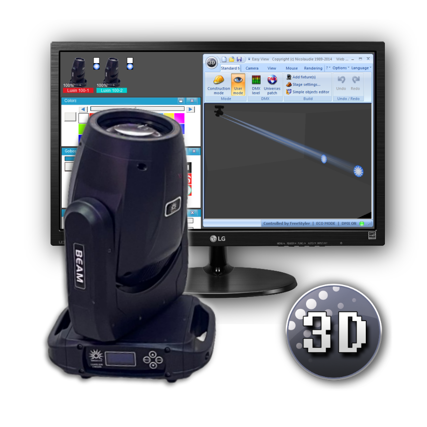 Librería de Magic 3D P/ Luxin 100 de Megaluz