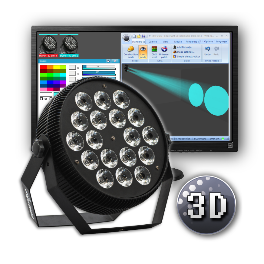 Librería de Magic 3D P/ BigPar 180 Slim de Kolortec