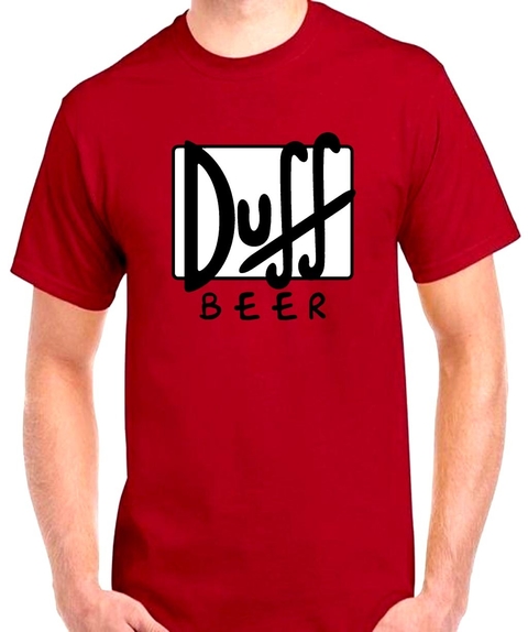 1009 - LOGO CERVEZA DUFF ROJO - Minos Remeras