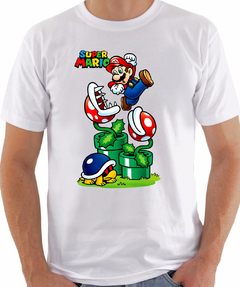 1052 - SUPER MARIO BLANCO - Comprar en Minos Remeras