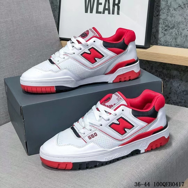 New Balance 550 White Red - B&F Store Sneakers