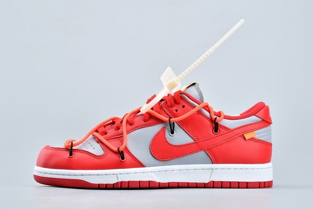 Dunk Low X Off White University Red