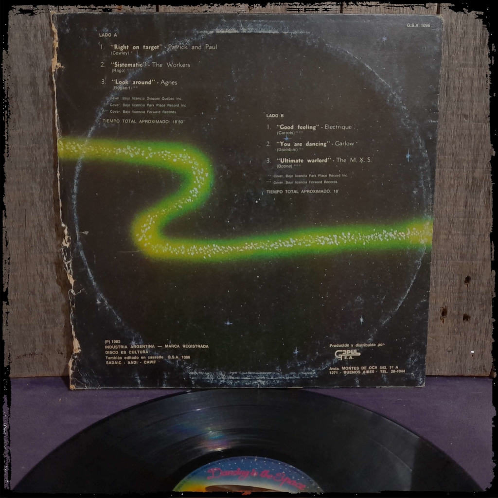 Gapul - Dancing In The Space - Ed ARG 1982 Vinilo / LP