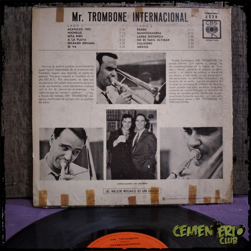 MR TROMBONE - Mr Trombone Internacional - Ed ARG Vinilo / LP