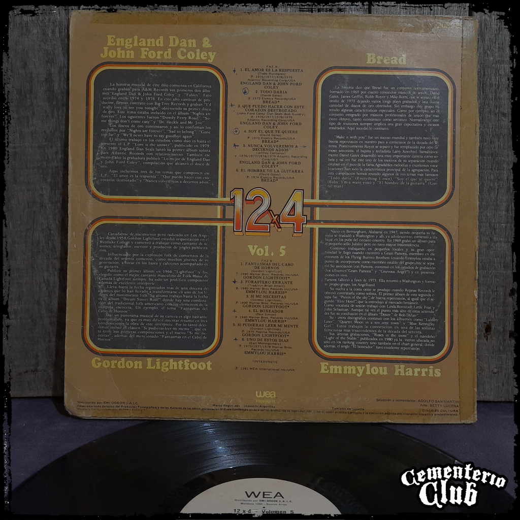 Emi - 12 X 4 Vol 5 - Ed ARG 1981 Vinilo / LP