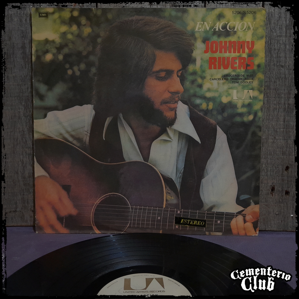 JOHNNY RIVERS - In Action - Ed ARG 1971 Vinilo / LP