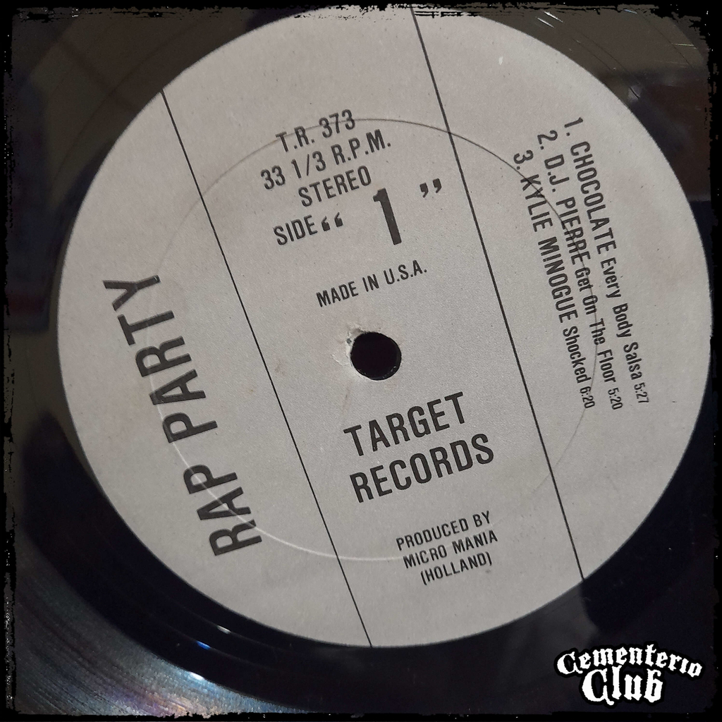 Compilado Target Records - Rap Party - Ed USA Vinilo / LP