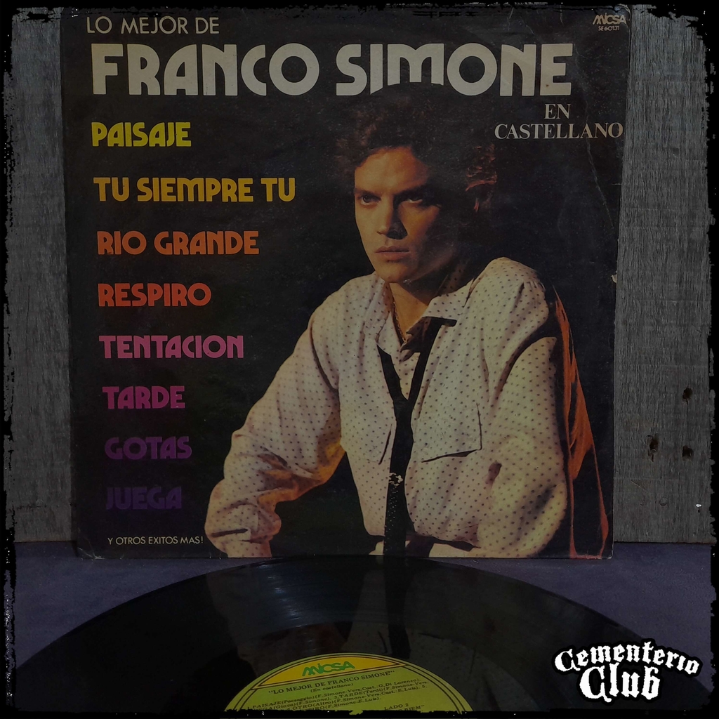 FRANCO SIMONE - Lo Mejor De Franco Simone En Castellano - Ed ARG 1980 ...