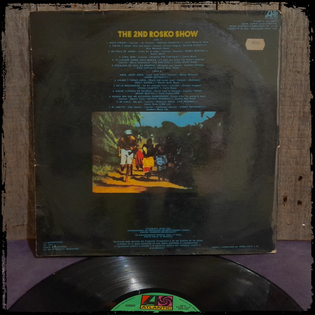 Compilado Atlantic - The 2nd Rosko Show - Ed ARG 1974 Vinilo / LP