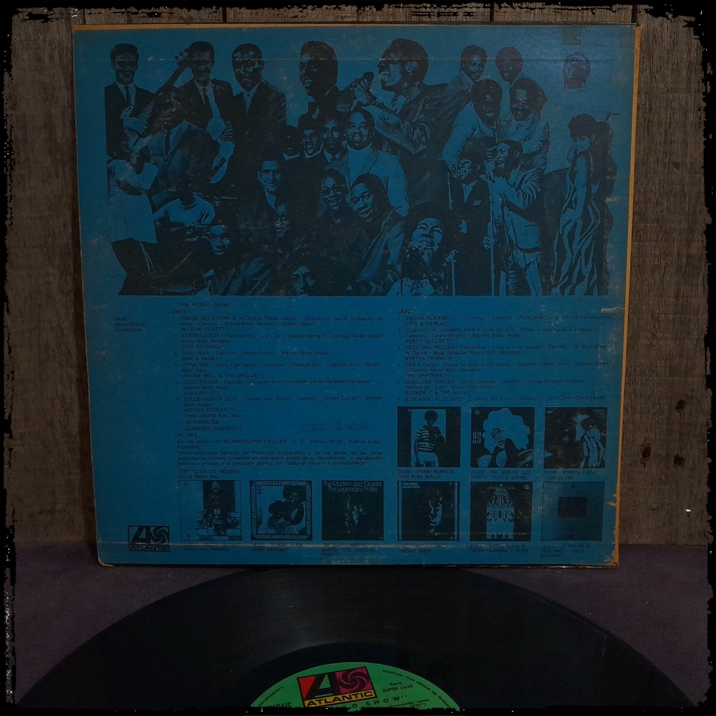 Compilado Atlantic - The Rosko Show - Ed ARG 1973 Vinilo / LP