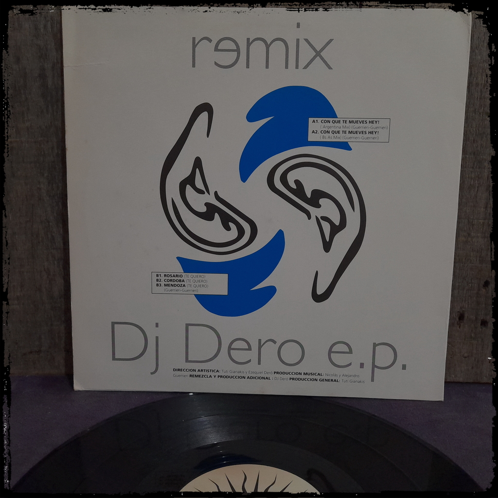 DJ DERO - Oid Mortales 2 Remix - Ed ARG 1994 Vinilo / Maxi