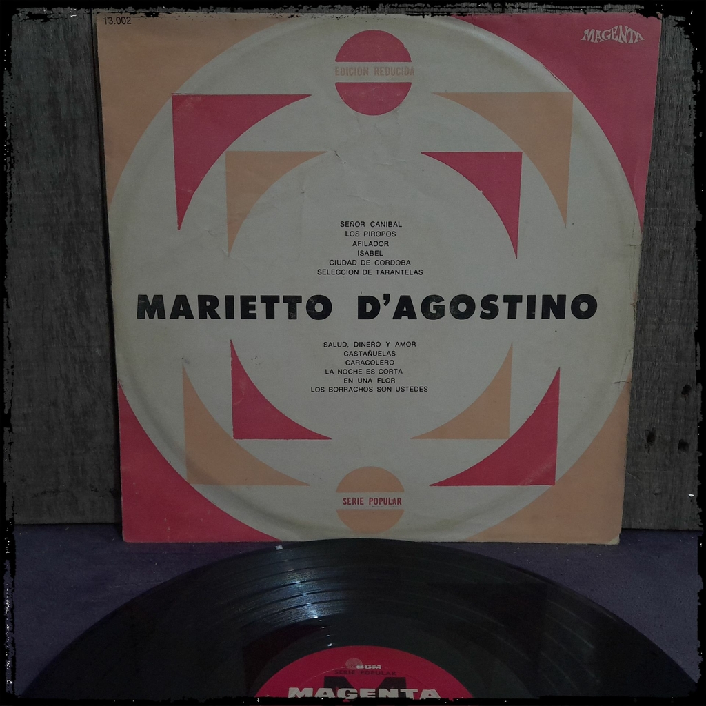 MARIETTO D´AGOSTINO - Marietto D´Agostino - Ed ARG Vinilo / LP