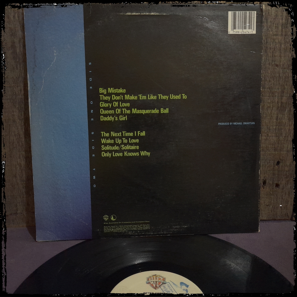 PETER CETERA - Solitude / Solitaire - Ed USA 1986 Vinilo / LP