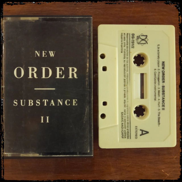 NEW ORDER - Substance II - Ed ARG 1989 Cassette