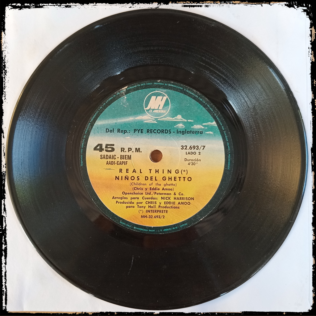 REAL THING - Puedes Percibir La Fuerza = Can You Feel The Force - Ed ARG Vinilo / Single