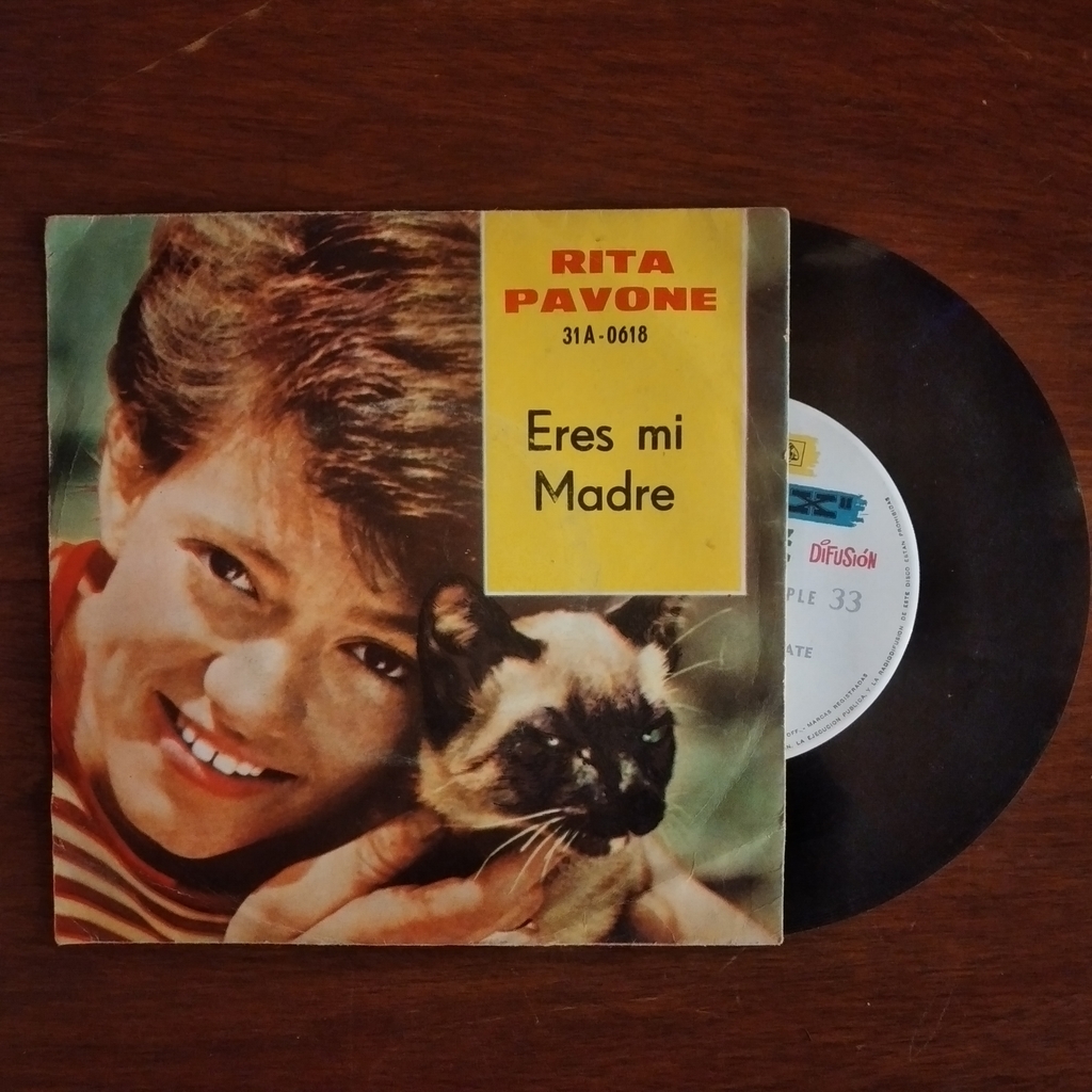 RITA PAVONE - Las Papas Con Tomate - Ed ARG 1966 Vinilo / Single